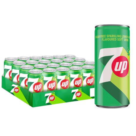 7UP FREE 4X6X300 ML CAN PACK DE 24| BOISSON GAZEUSE